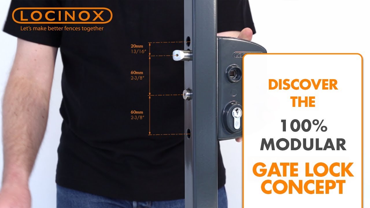 Discover the unique 100% modular gate lock concept - Locinox - YouTube