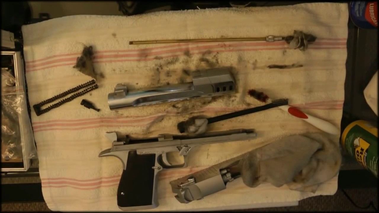 CHROME DESERT EAGLE CLEANING - YouTube