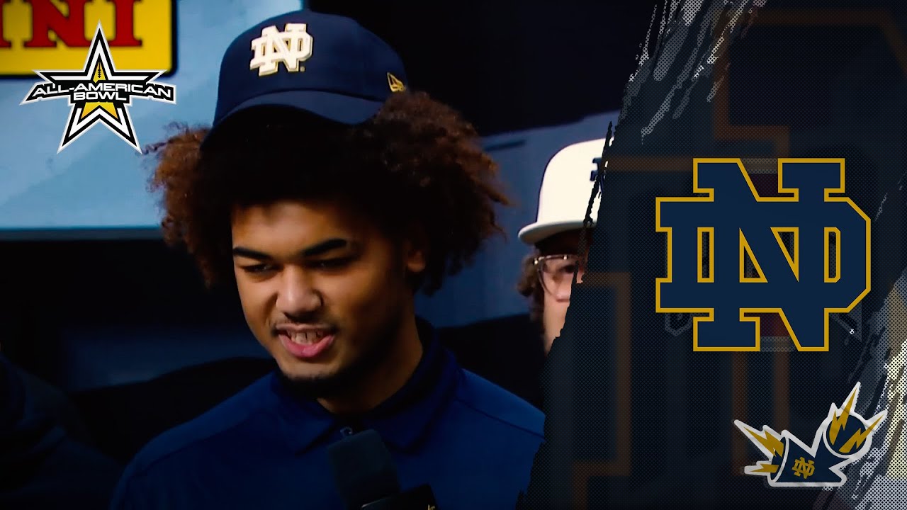 2024 All-American Bowl: Chris Burgess Jr. commits to Notre Dame | NBC ...