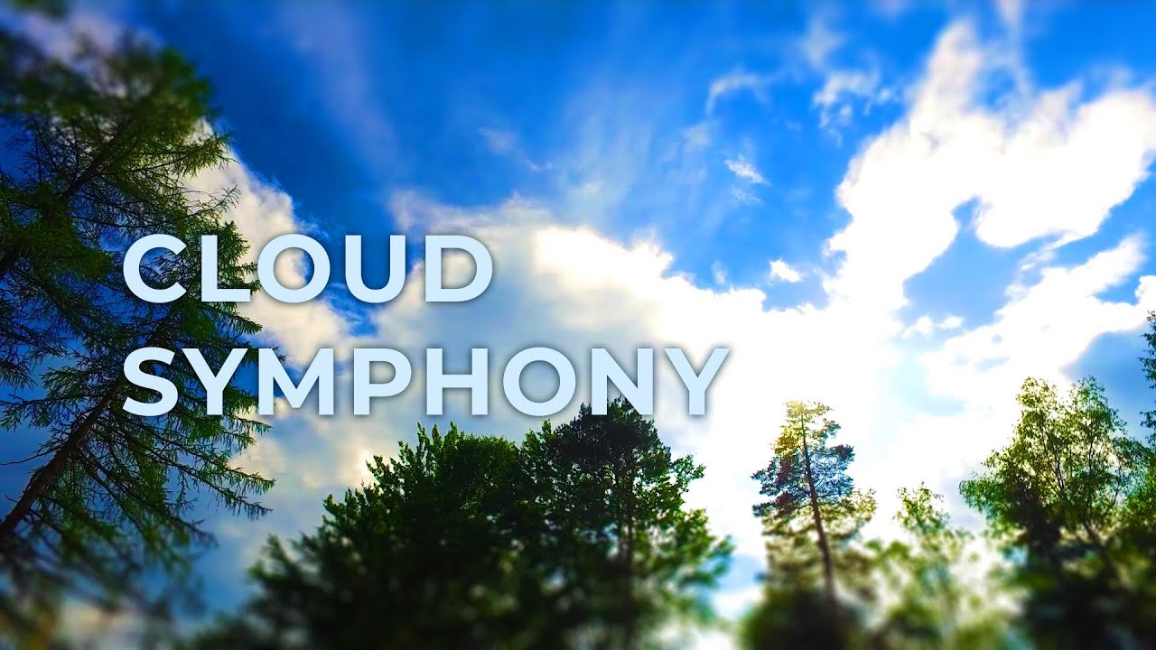 Cloud Symphony Tranquil Skies above Rustling Trees - YouTube