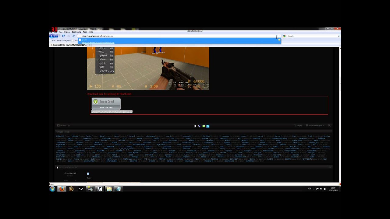 How to get Counter-Strike Source hacks - YouTube