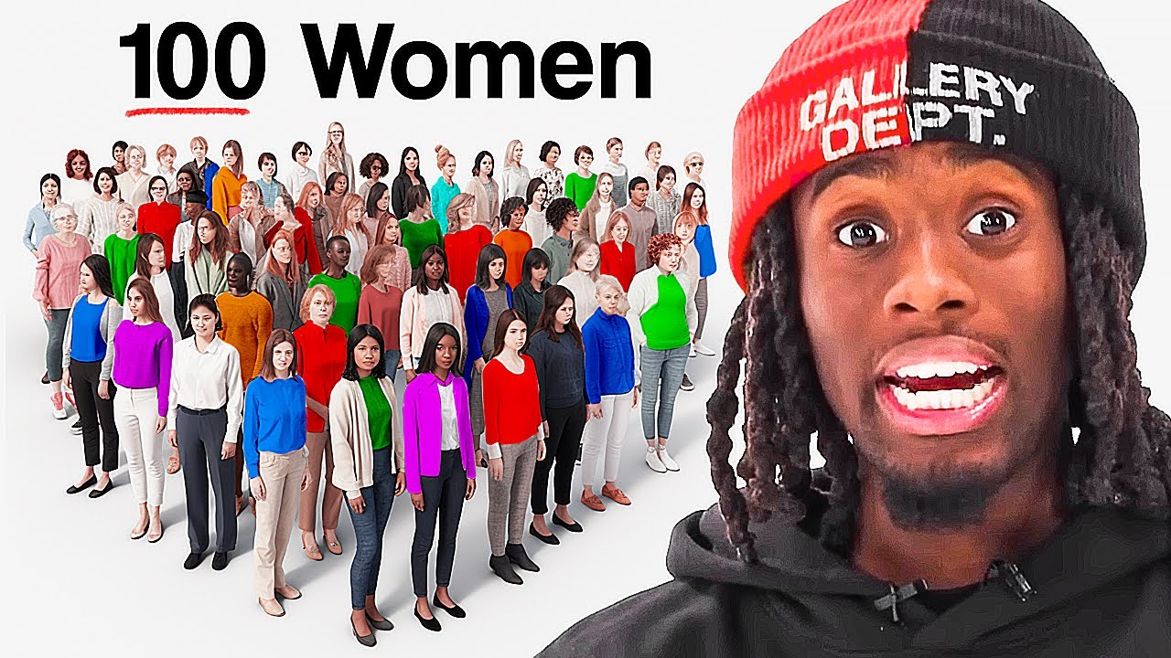 100 People Try To Rizz Up Kai Cenat.. - YouTube