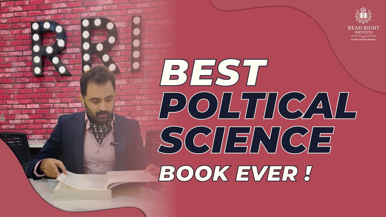BEST POLITICAL SCIENCE BOOK RECOMMENDED BY SYED TAIMOOR BUKHARI - YouTube