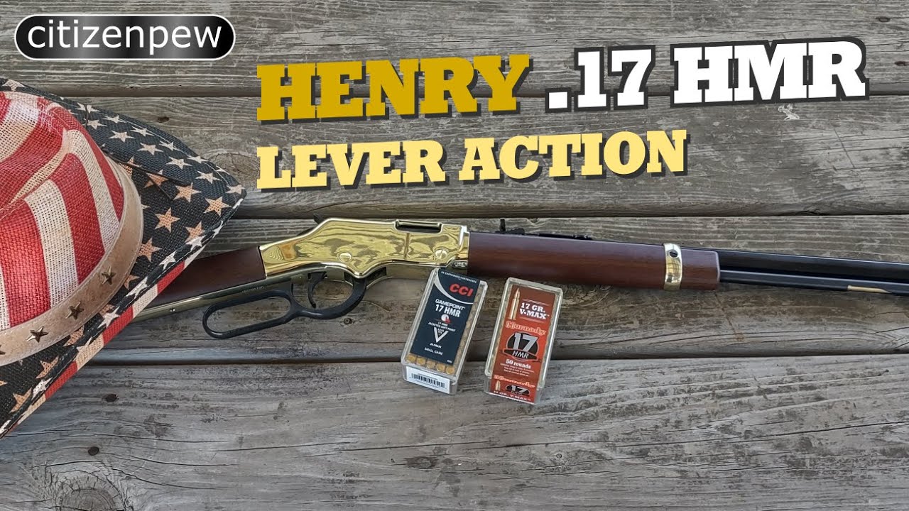Henry .17 HMR Golden Boy Lever Action - First Time At The Range!! - YouTube