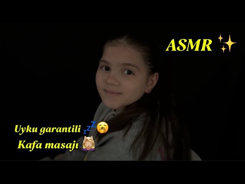ASMR✨| Kız Kardeşime Saç Tarama & Kafa Masajı (Head Massage)💆‍♀️ (Uyku Garantili 😴)