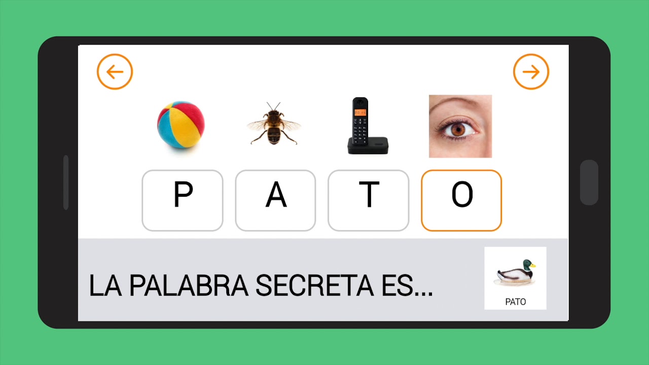 Palabras secretas I - Lectoescritura - App #Soyvisual - YouTube