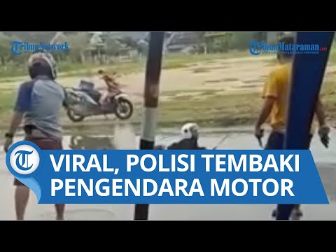 Polisi Tembaki Pengendara Motor di Sumenep Madura, Videonya Viral di Medsos