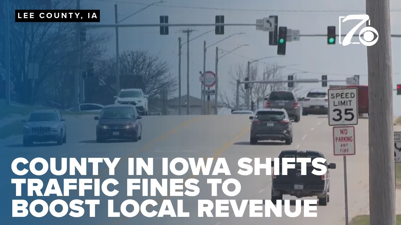 Lee County, IA shifts traffic fines to boost local revenue, benefiting ...