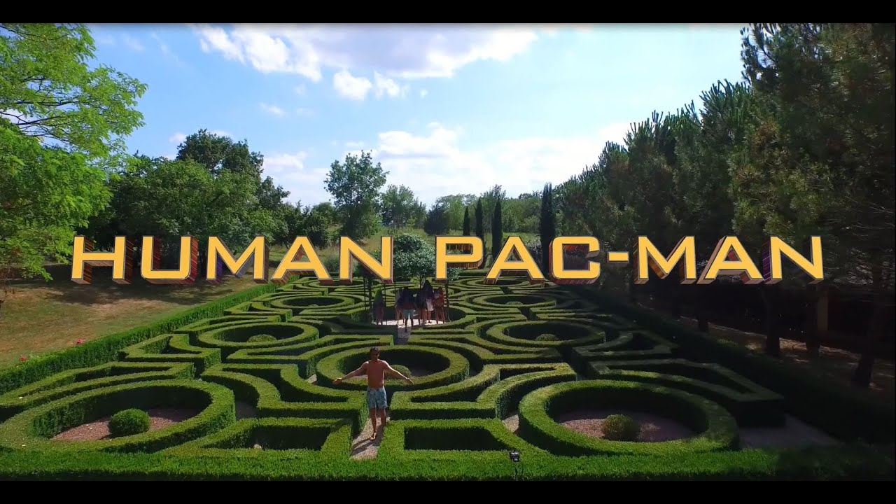 Human Pac-Man: aerial drone video by Flying Mikes! - YouTube