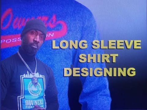 Screen printing: Long sleeve shirt designing. - YouTube