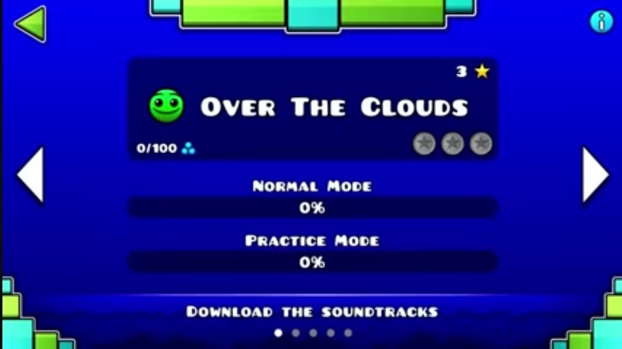 Over the Clouds All Coins Gameplay from GD Breeze - Geometry dash - YouTube
