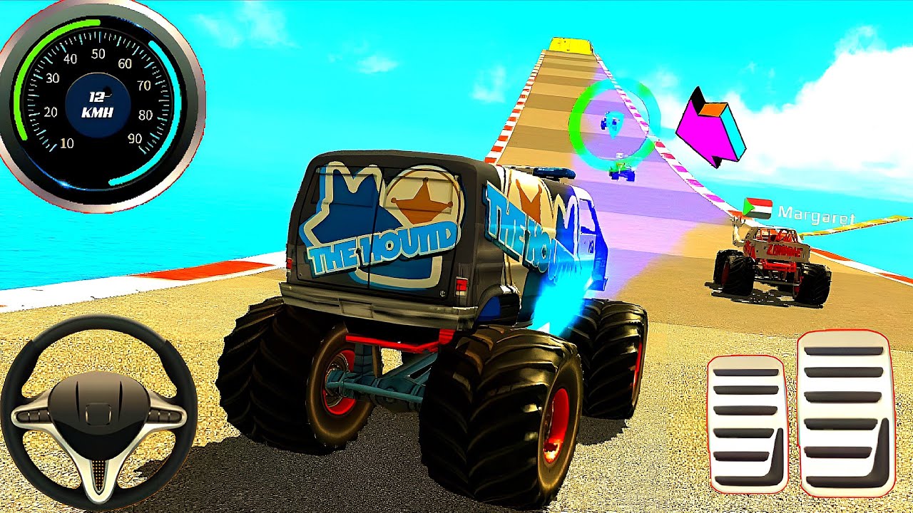️Monster Truck Mega Ramp Car Racing ️- Race Master 3D Car Racing ...