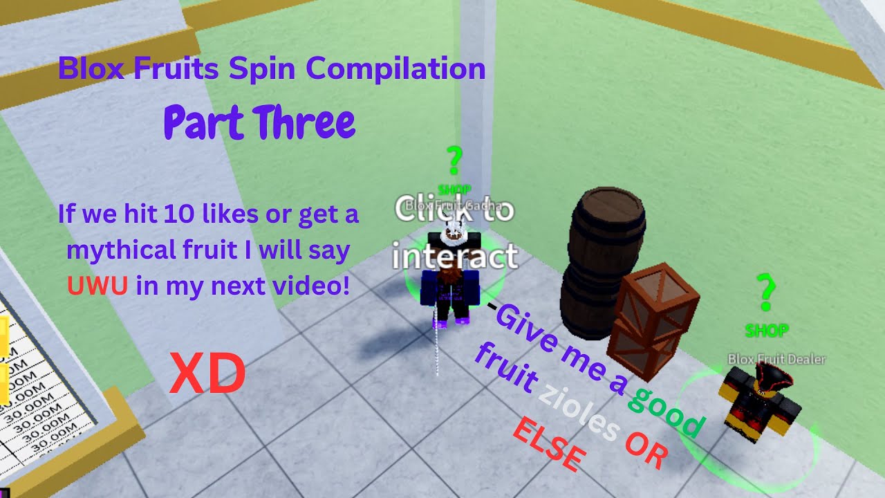 🍈 BLOX FRUITS | 🔁 Fruit Spin Compilation 🔁 | Part 3 - YouTube