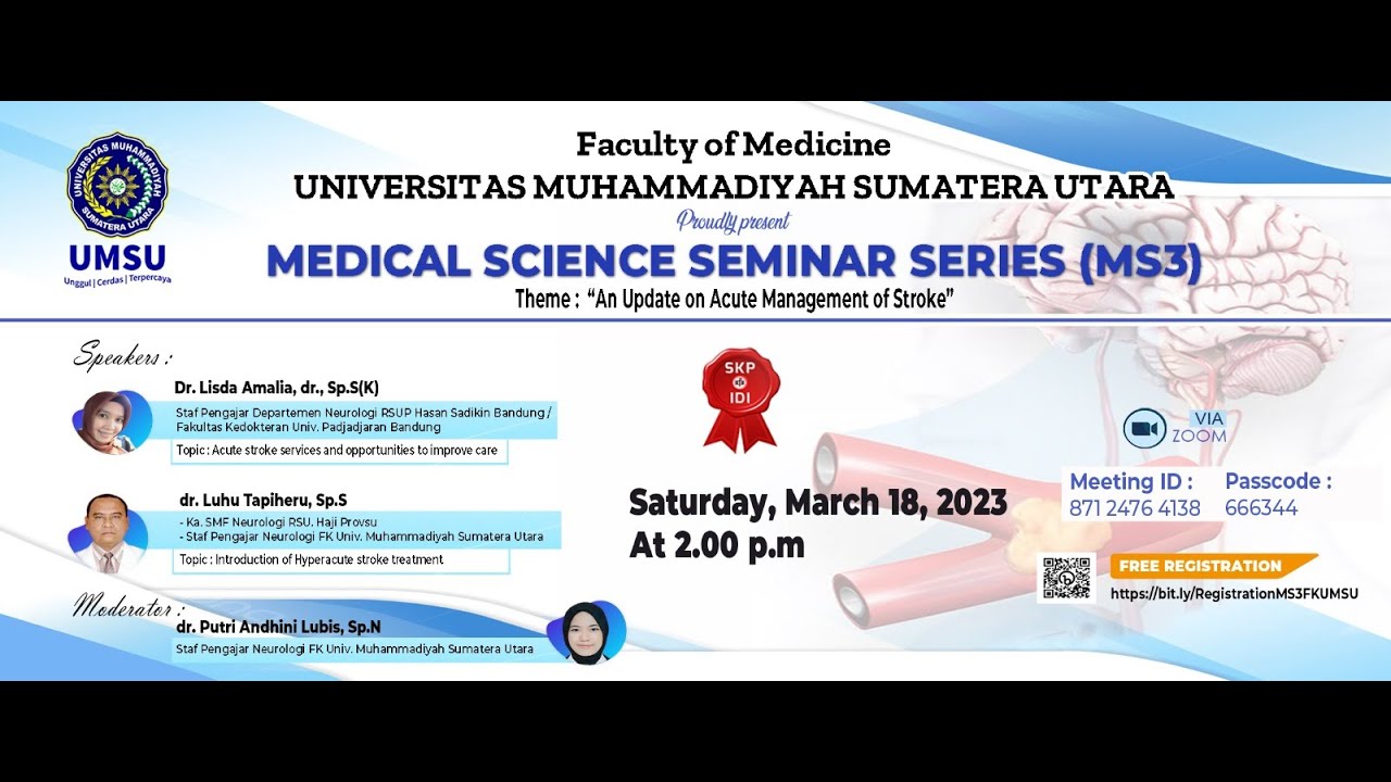 MS3 - MEDICAL SCIENCES SEMINAR SERIES (MARET 2023) - YouTube