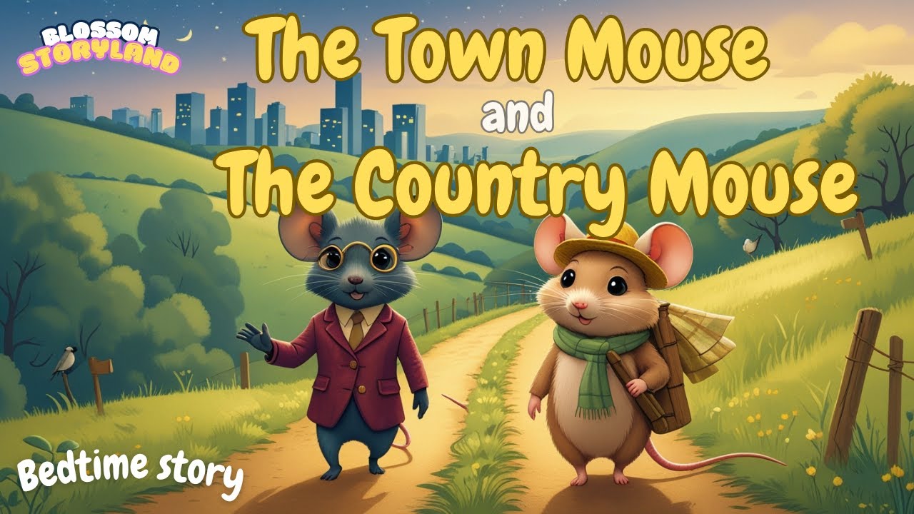 The Town Mouse and The Country Mouse 🐭 | Bedtime Story for Kids ...