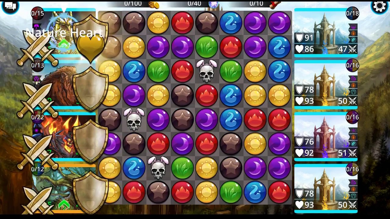 Gems of war invasion elemental stage 8 level 82 - YouTube