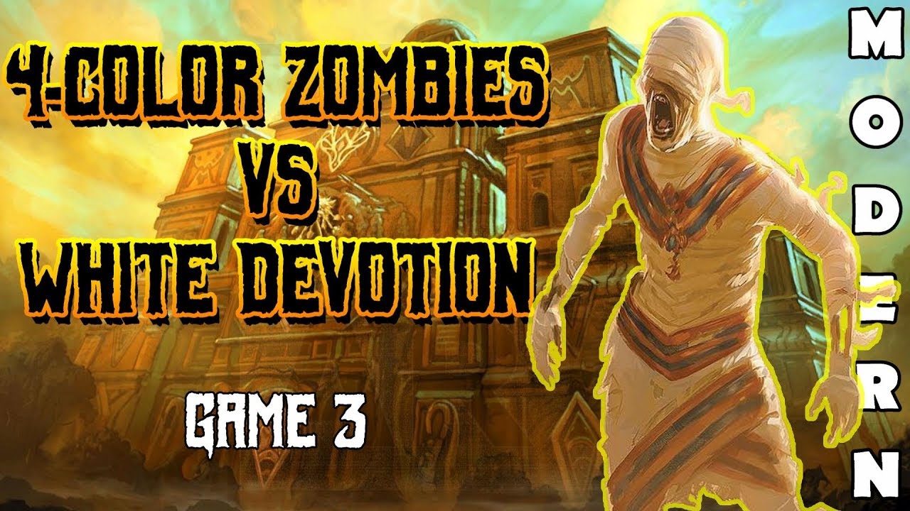 4-Color Zombies vs White Devotion (Game 3) - YouTube
