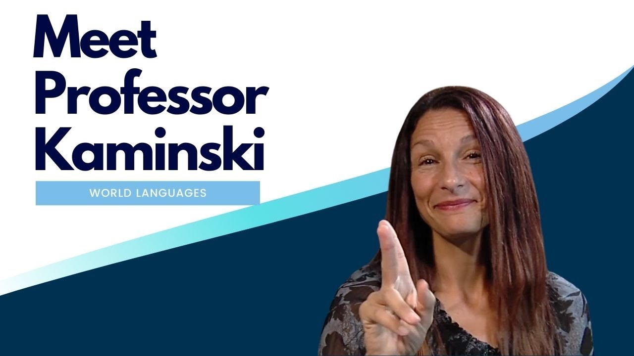 Meet Professor Kaminski | World Languages - YouTube