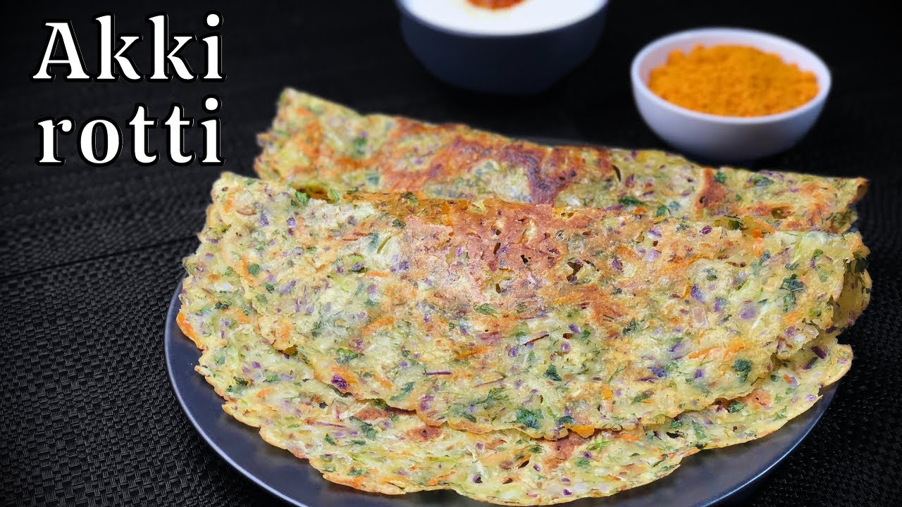 ಅಕ್ಕಿ ರೊಟ್ಟಿ | Akki rotti (2 ways - crispy & soft) | masala rotti ...
