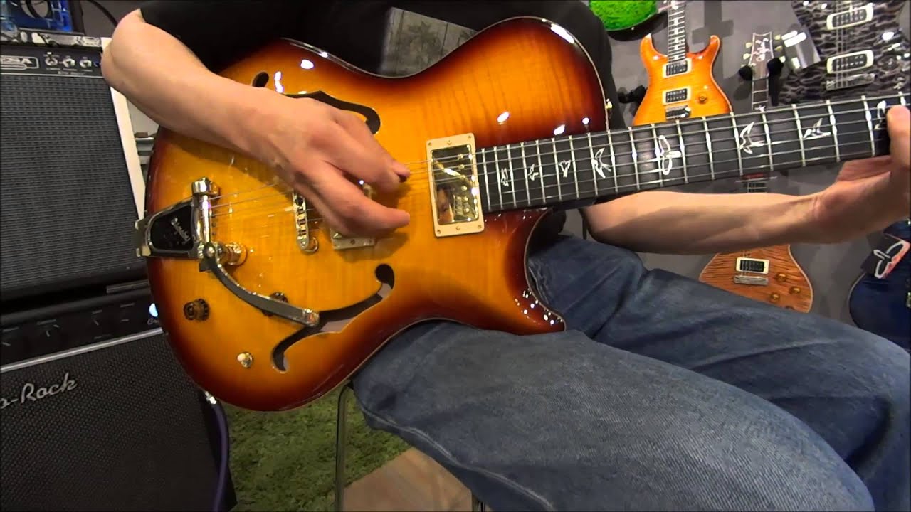 【HD】 PRS Limited Edition SCJ Bigsby 試奏動画 B.U.G.東京・田園調布本店 - YouTube