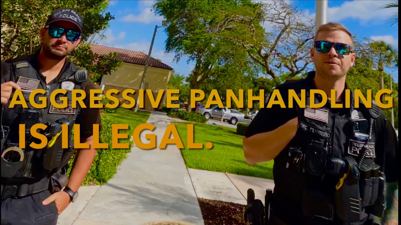 Aggressive Panhandling Is Illegal. - YouTube