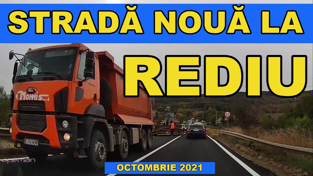 REDIU Vaslui strada nouă asfaltare octombrie 2021 - YouTube