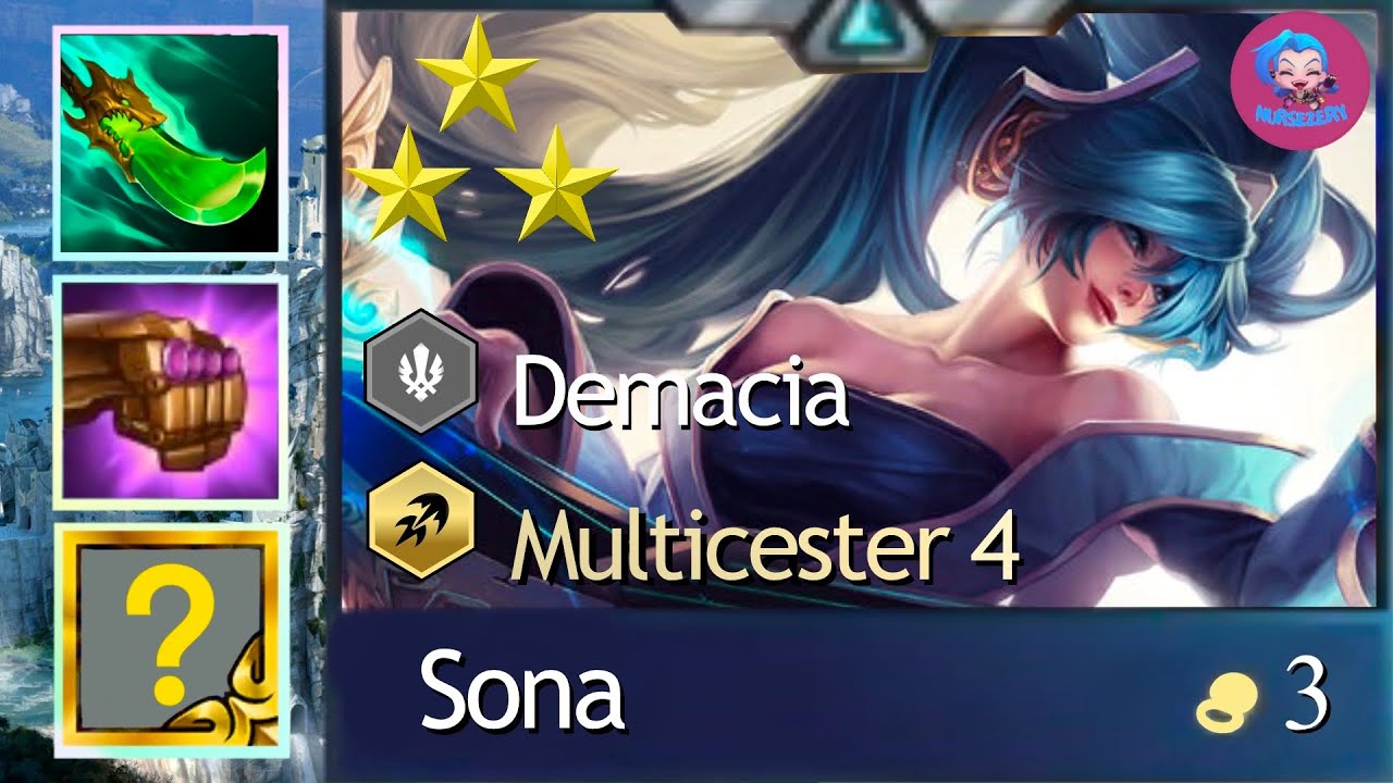 Sona 3 ⭐️⭐️⭐️ (Multicester 4) (Hyper Roll) | TFT Set 9 - YouTube