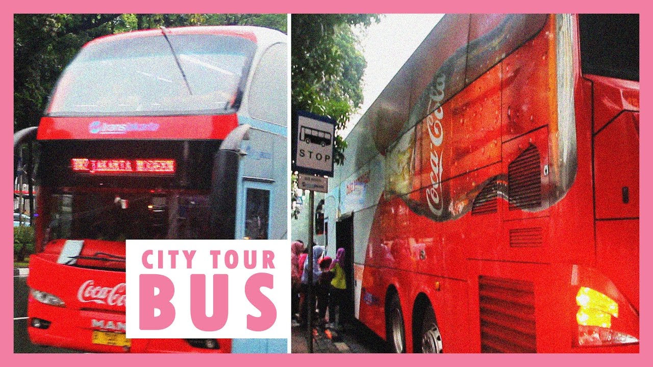 Riding Jakarta City tour Bus | Toy Joy Channel - YouTube