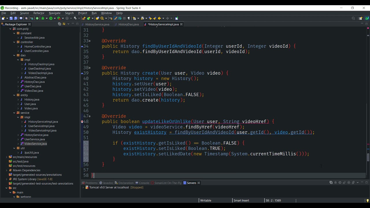 Phá đảo ASM Java 4 - Phần 2.3: Hiển thị chi tiết video, xử lý button LIKE - YouTube