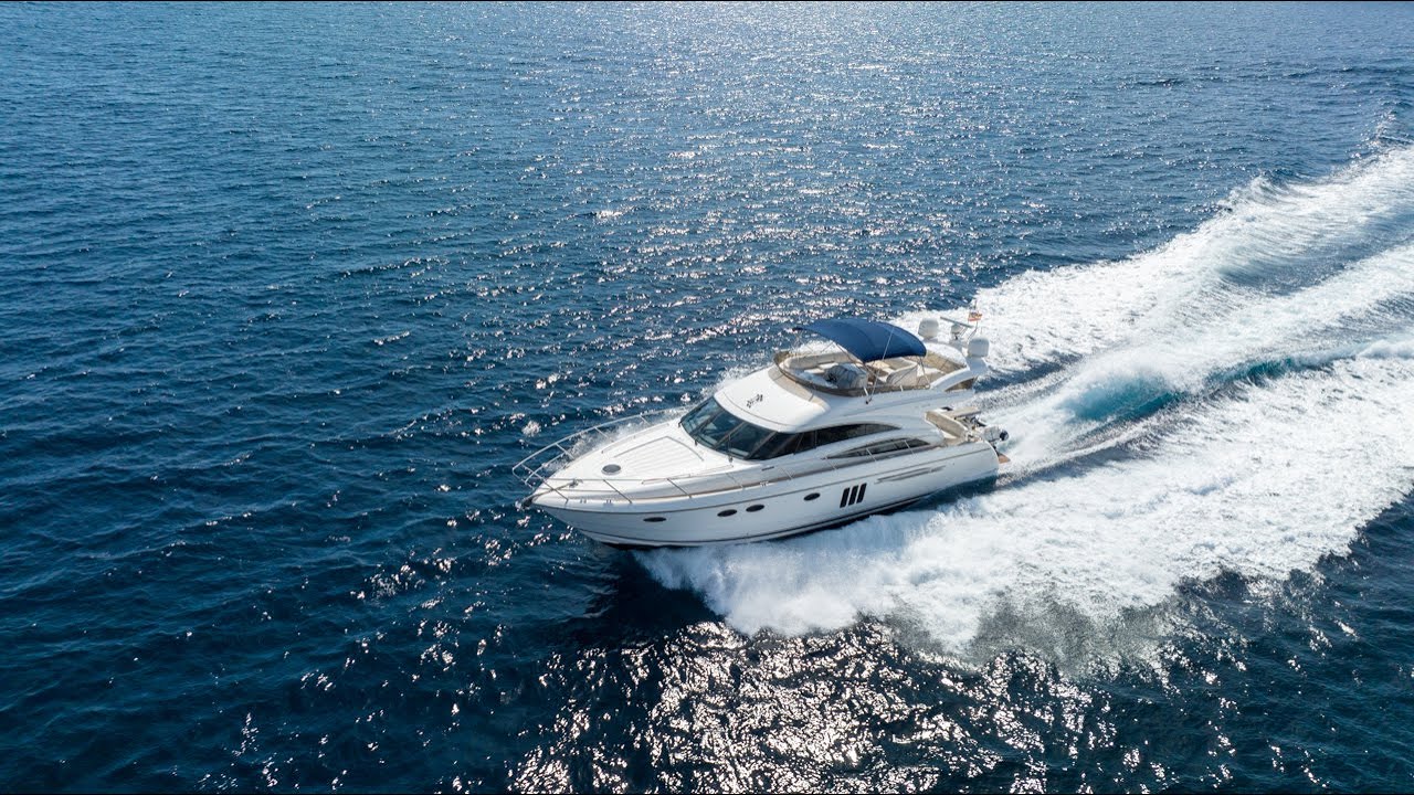 Discover the Luxurious Princess 58 Flybridge (2007) | Ultimate Yacht ...