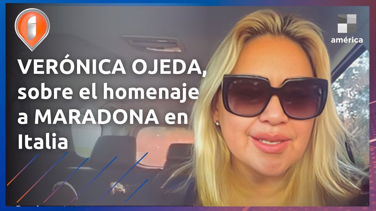 DIEGO VIVE | El homenaje a Diego Maradona en Italia: habla Verónica ...
