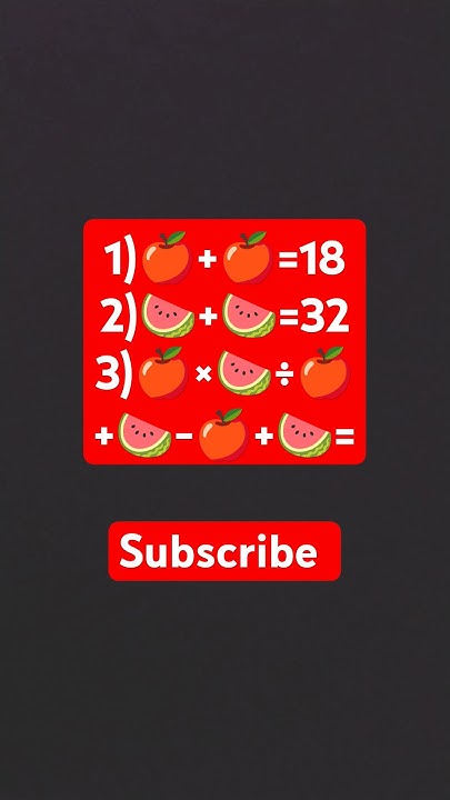 Math problems - YouTube