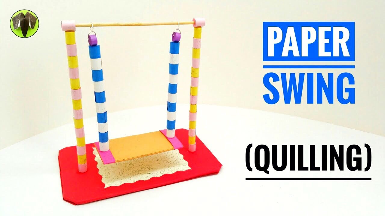 Paper Swing - DIY Quilling Tutorial by Paper Folds - 730 - YouTube