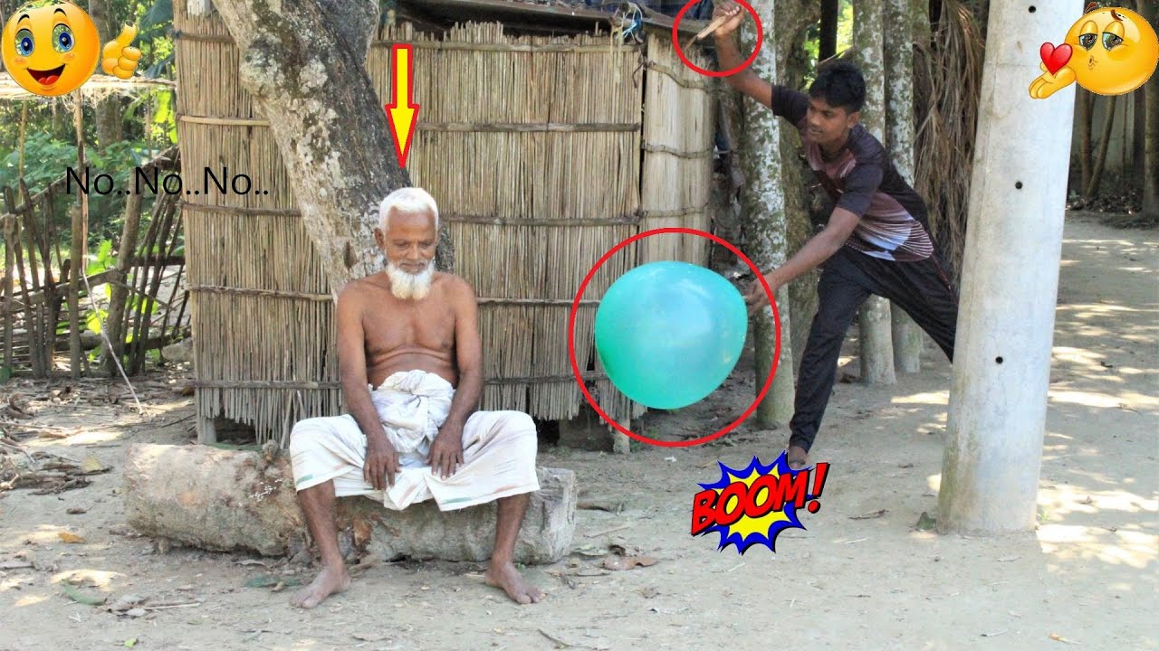 Must Watch NEW Pranks!!New PRANK on BALLOON Blust Prank by!! My PRANK BUZZ BD(Prat02) - YouTube