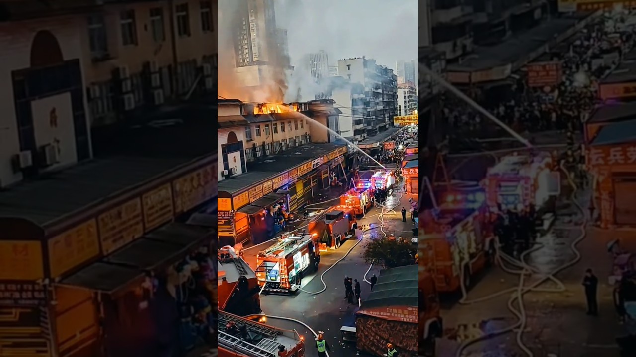 chong qing fire #china #fire - YouTube