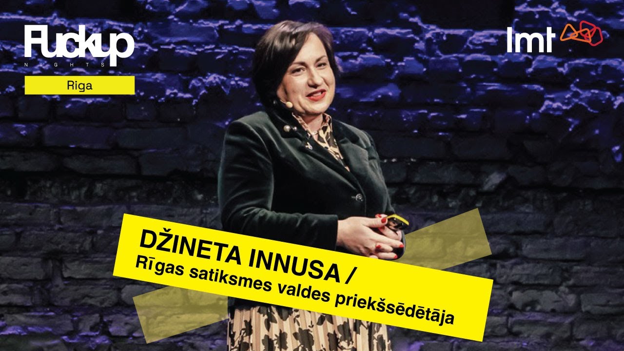 FuckUp Nights Riga: Džineta Innusa - YouTube