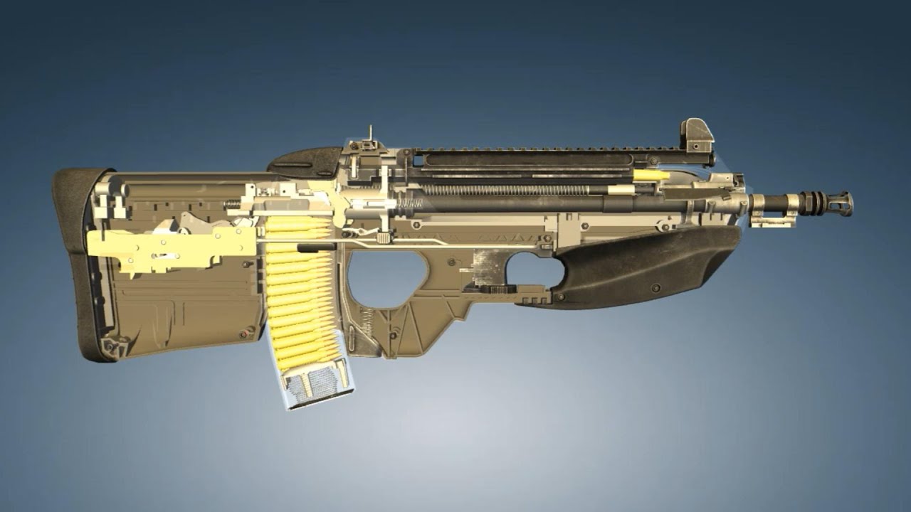FN F2000 Bullpup Rifle Animation from Belgium - YouTube