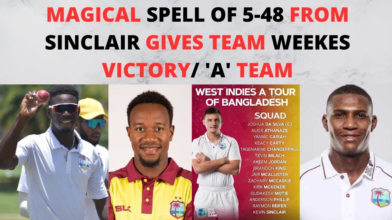 Kevin Sinclair leads team Weekes to a comprehensive victory/Da Silva ...