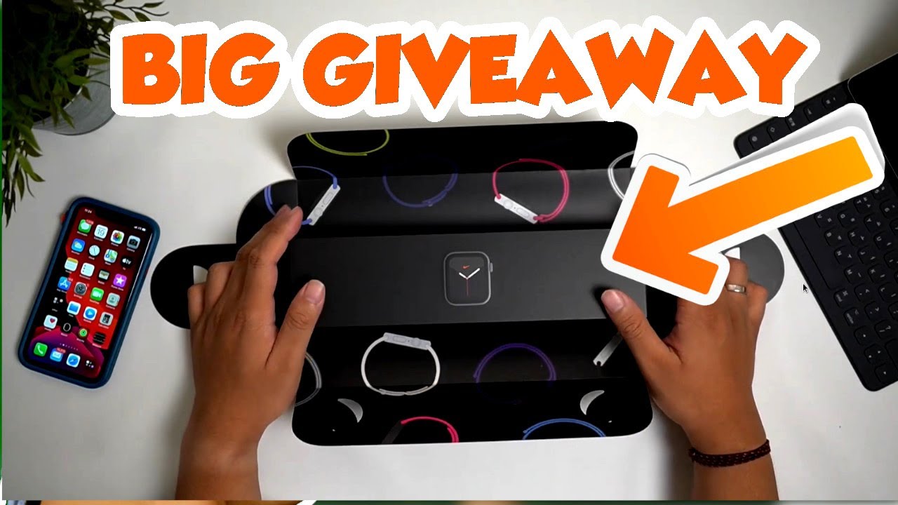 iWatch Series 5 Unboxing & Giveaway - YouTube