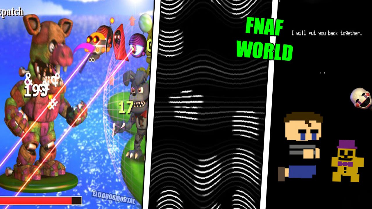 FNAF World: GAMEPLAY/NUEVOS TEASERS - Jefe Final "Porkpatch",Dimensión ...