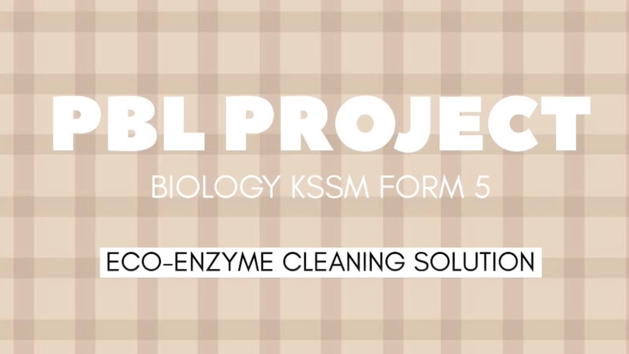 Eco-Enzyme Cleaning Solution (FORM 5 Biology PBL) - YouTube
