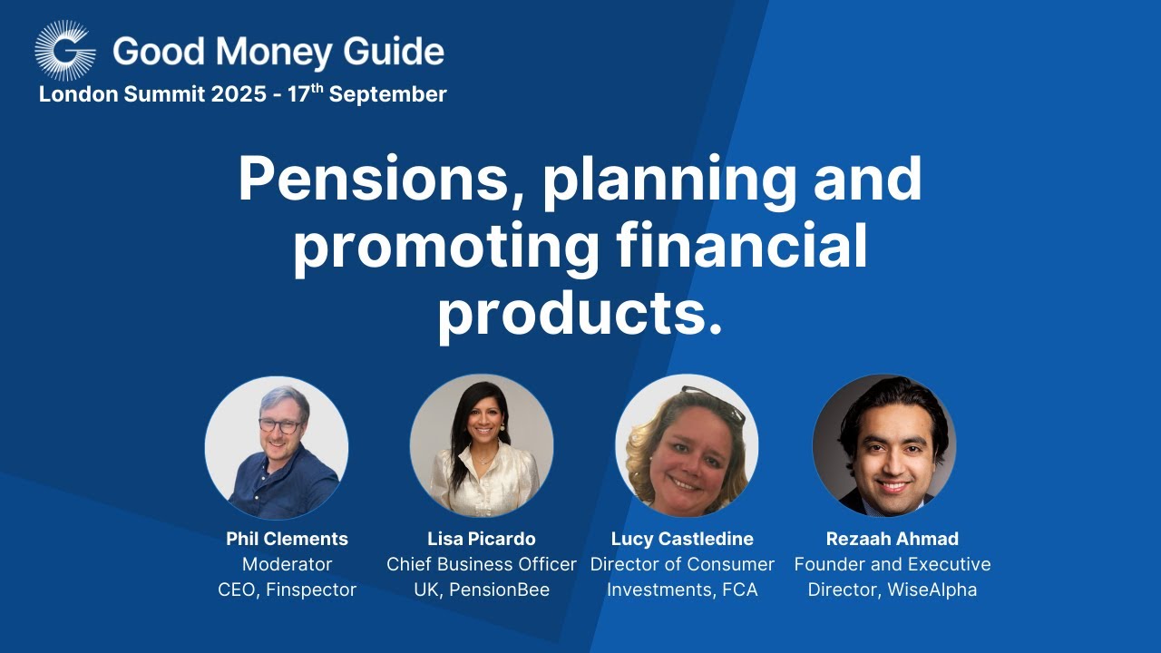 Pensions, planning and promoting financial products - Good Money Guide ...