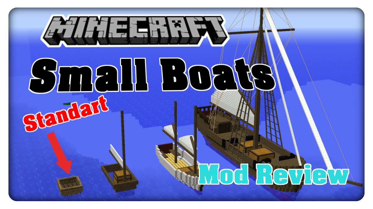 Small Boats Mod || Minecraft Mod Review [Deutsch] - YouTube