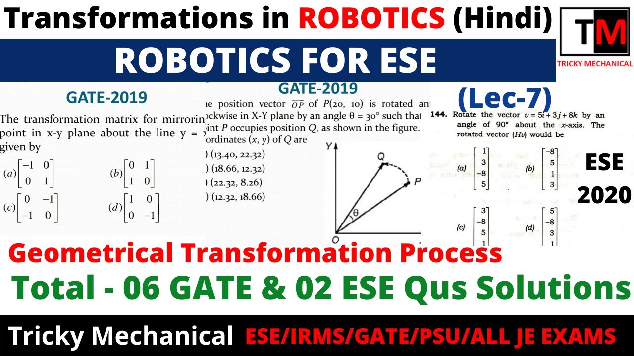 L-7|Geometrical Transfirmation|Translation|Scaling|Rotation|Reflection ...