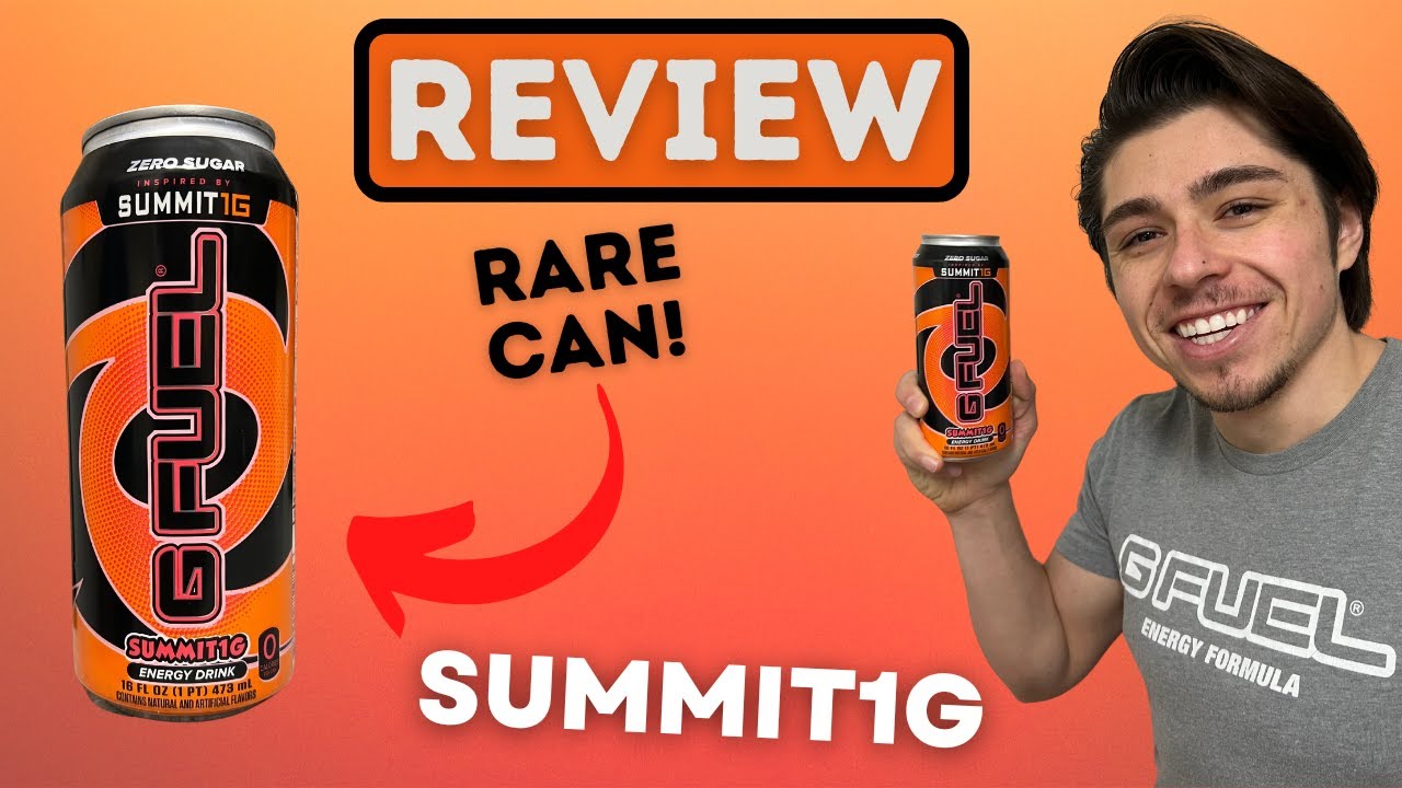 RARE Summit1G GFUEL Can REVIEW! - YouTube