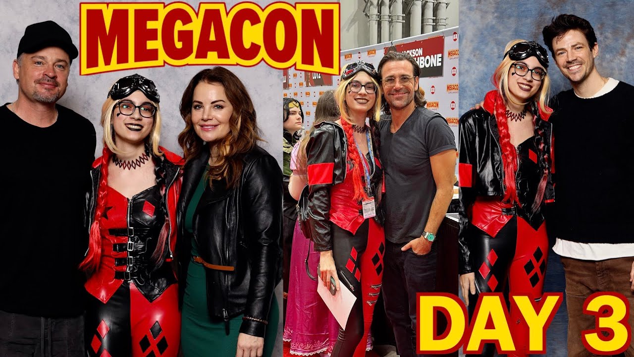 MEETING SUPERHEROES!! ☆ MEGACON ORLANDO 2025 DAY 3 VLOG - YouTube