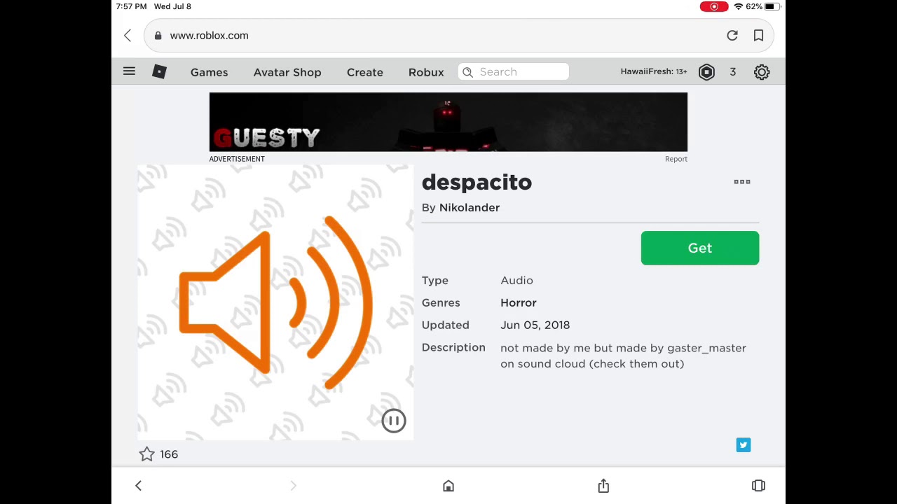 How to get any audio on Roblox (working July 2020) - YouTube