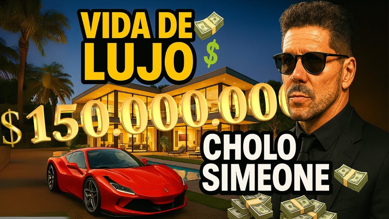 La Increíble VIDA DE LUJO de Cholo Simeone: Mansiones, Coches y ...