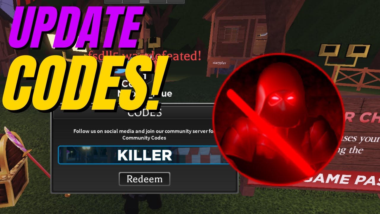 *NEW* UPDATE! CODES* 🔪 Survive the Killer! ROBLOX - YouTube