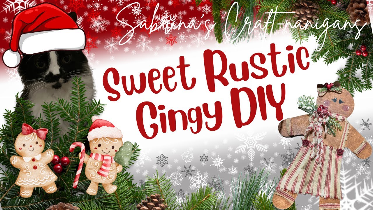 How to Make a Sweet Primitive Gingy #diy #crafts #budgetfriendly # ...